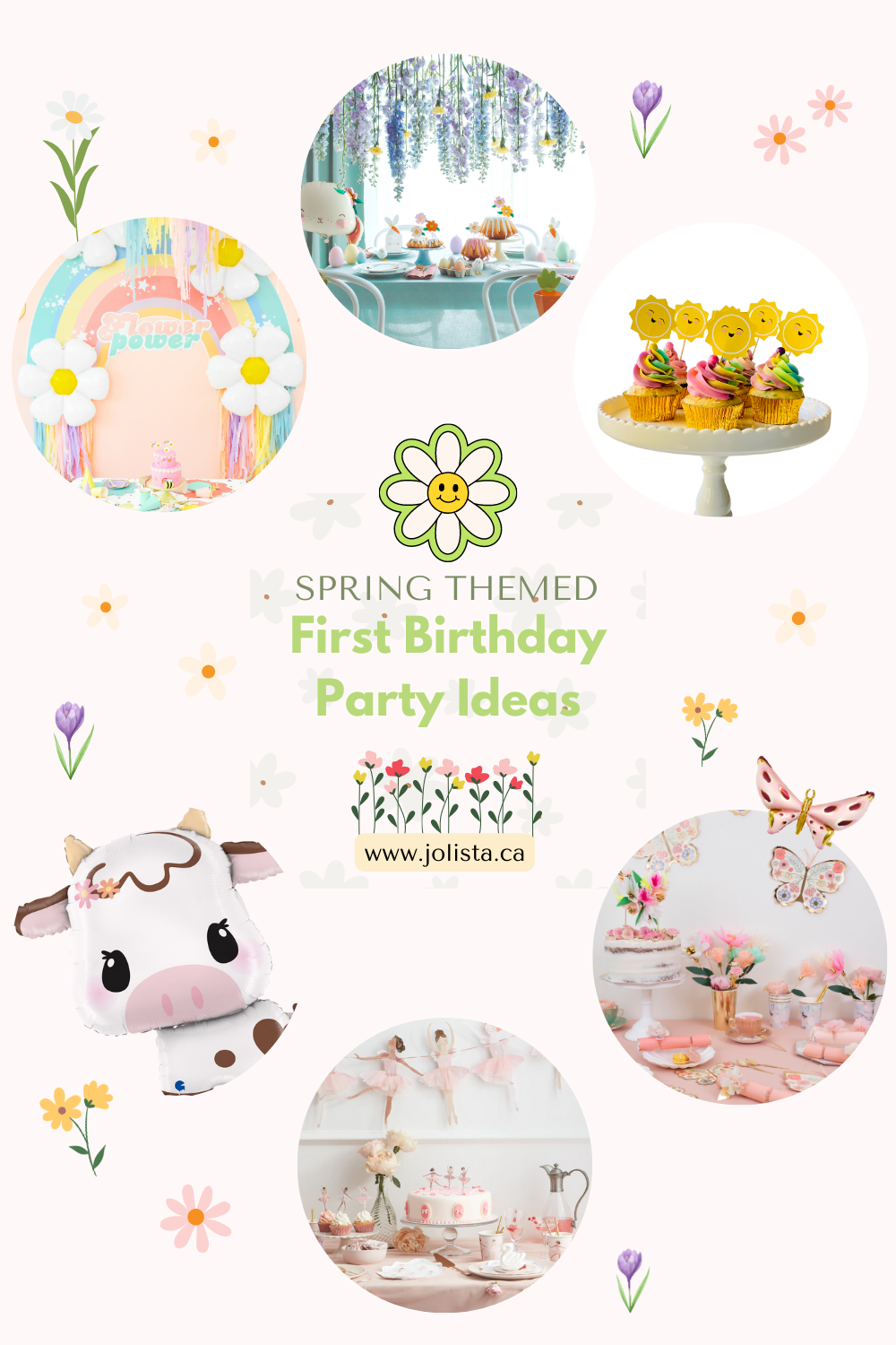 Spring-Themed First Birthday Party Ideas – jolista